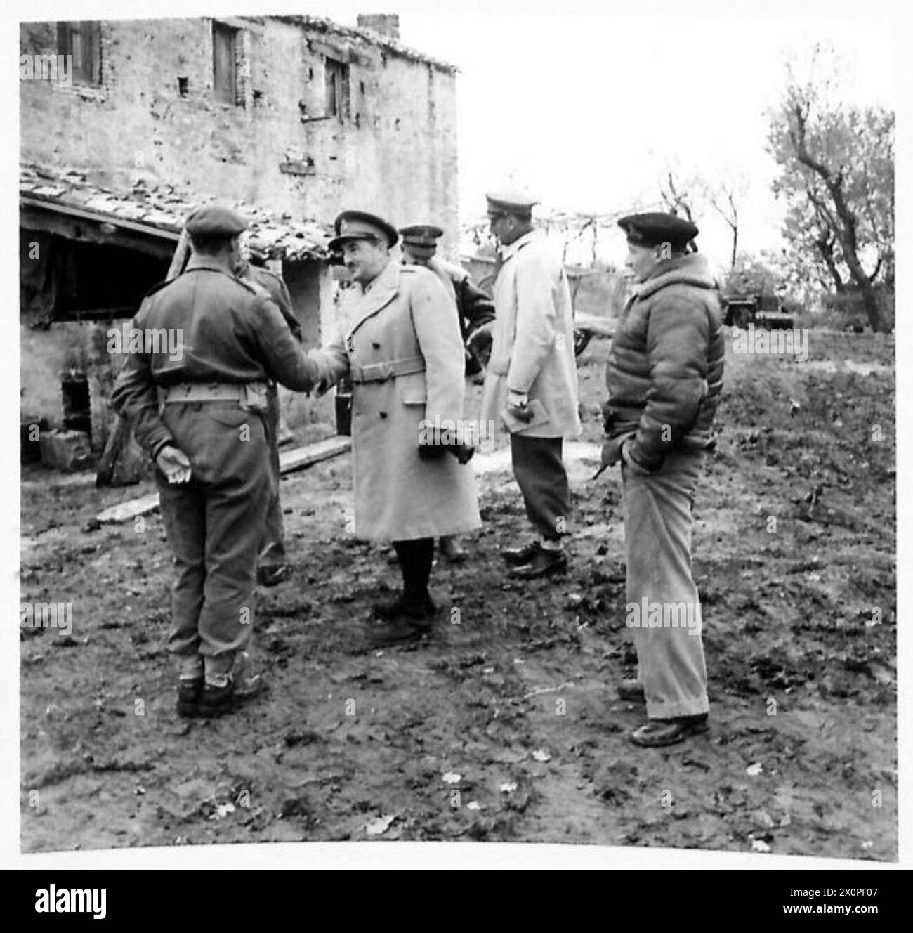 The Chief of the Imperial General Staff shook hands with Lieutenant ...
