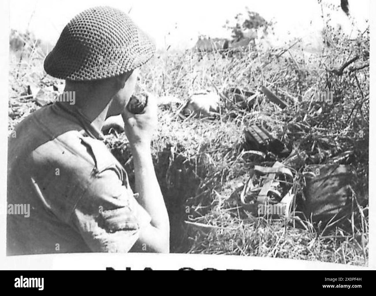 INVASION OF ITALY : FIFTH ARMY - Sgt. L. Bird of the Coldstream Guards ...