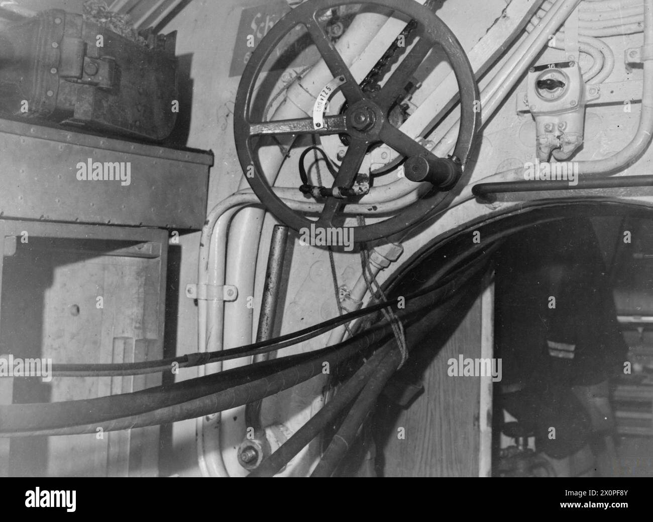 INTERIOR OF HM SUBMARINE GRAPH, CAPTURED GERMAN U-BOAT (U570). OCTOBER ...