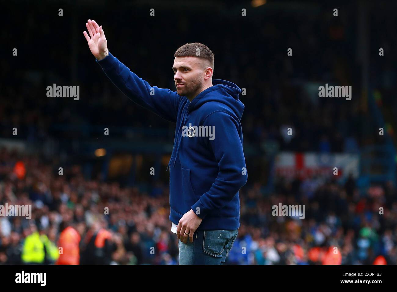 Leeds, UK. 13th Apr, 2024. Former Leeds United player Stuart Dallas ...