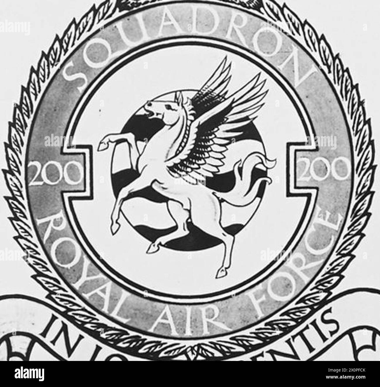 ROYAL AIR FORCE SQUADRON CRESTS - This picture is one of a series ...