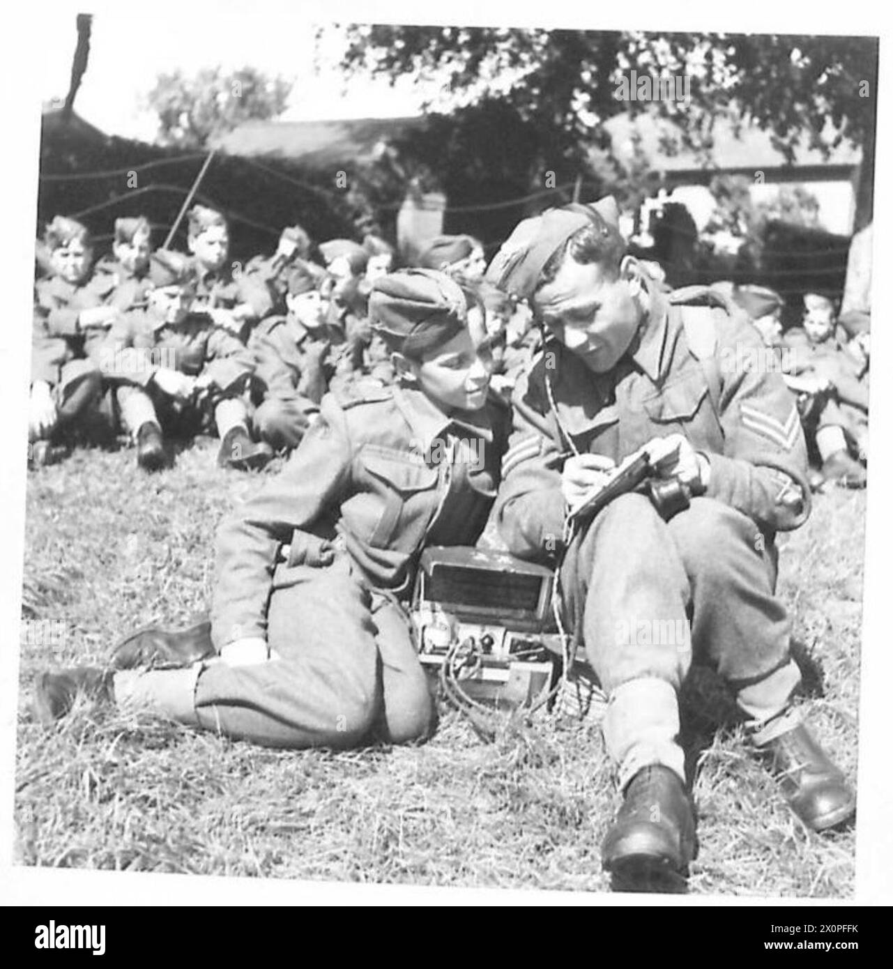 ARMY CADET FORCE CAMP - Our lad received instruction in signalling ...