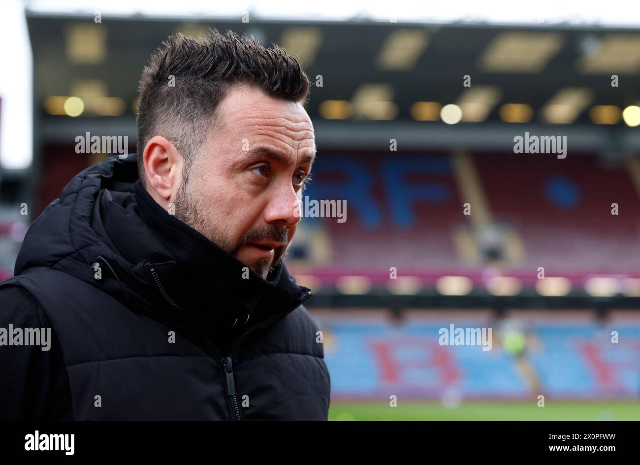 Brighton and Hove Albion manager Roberto De Zerbi ahead of the Premier ...