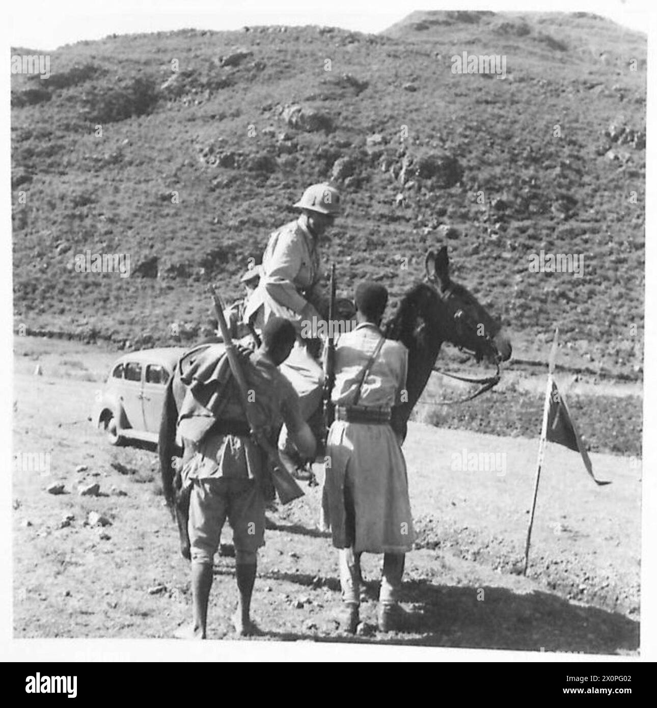 Brigadier Dan Pienaar, commanding the 1st South African Brigade, is ...