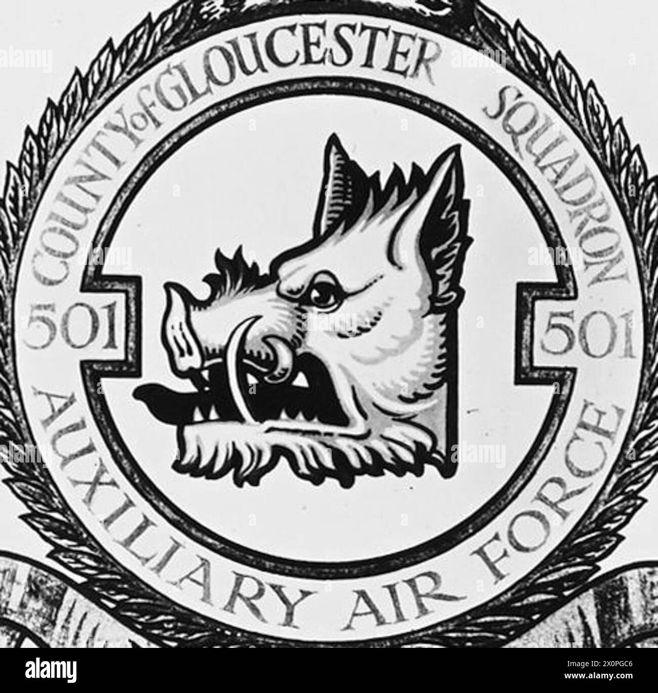 BADGES OF BATTLE OF BRITAIN SQUADRON. - The badge of NO.501, COUNTY OF ...