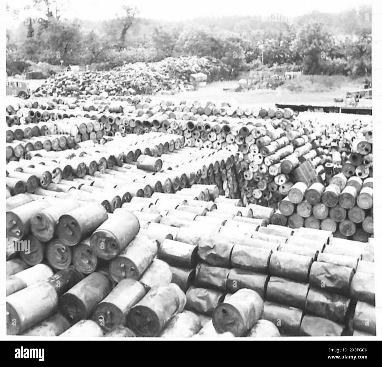 Stack of drums Black and White Stock Photos & Images - Alamy