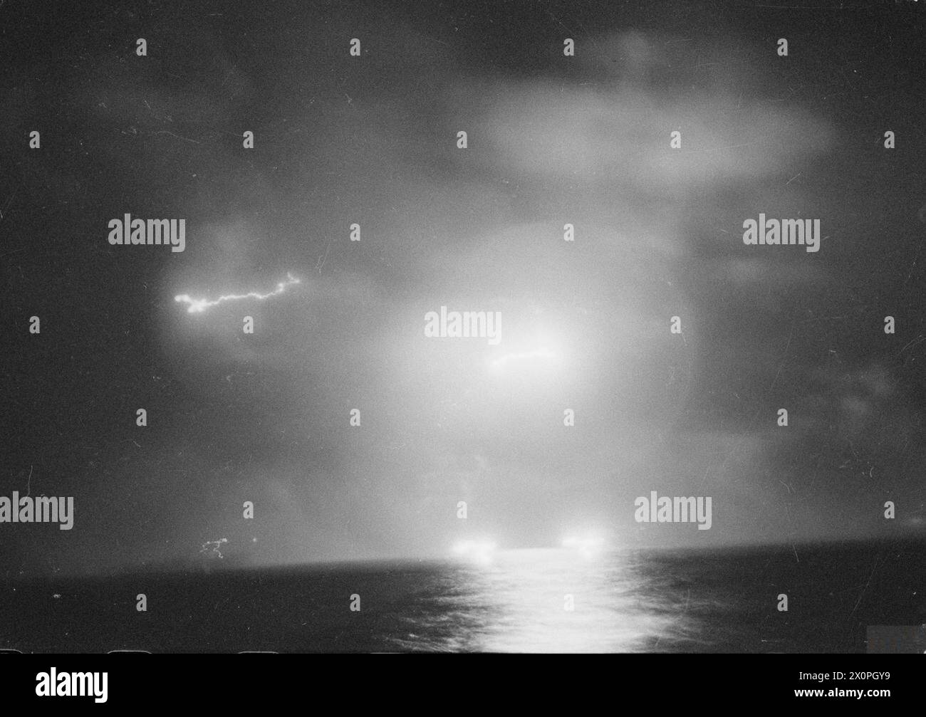 ILLUMINATING TRIALS. 19 JULY 1941, IN THE WESTERN APPROACHES. THE ...