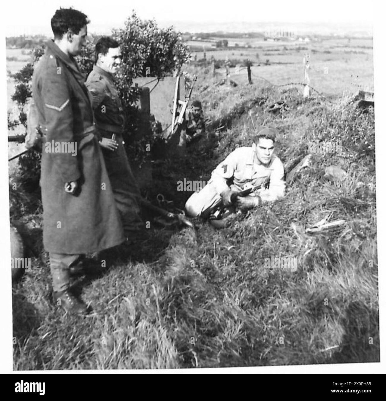 Anti tank hedge Black and White Stock Photos & Images - Alamy