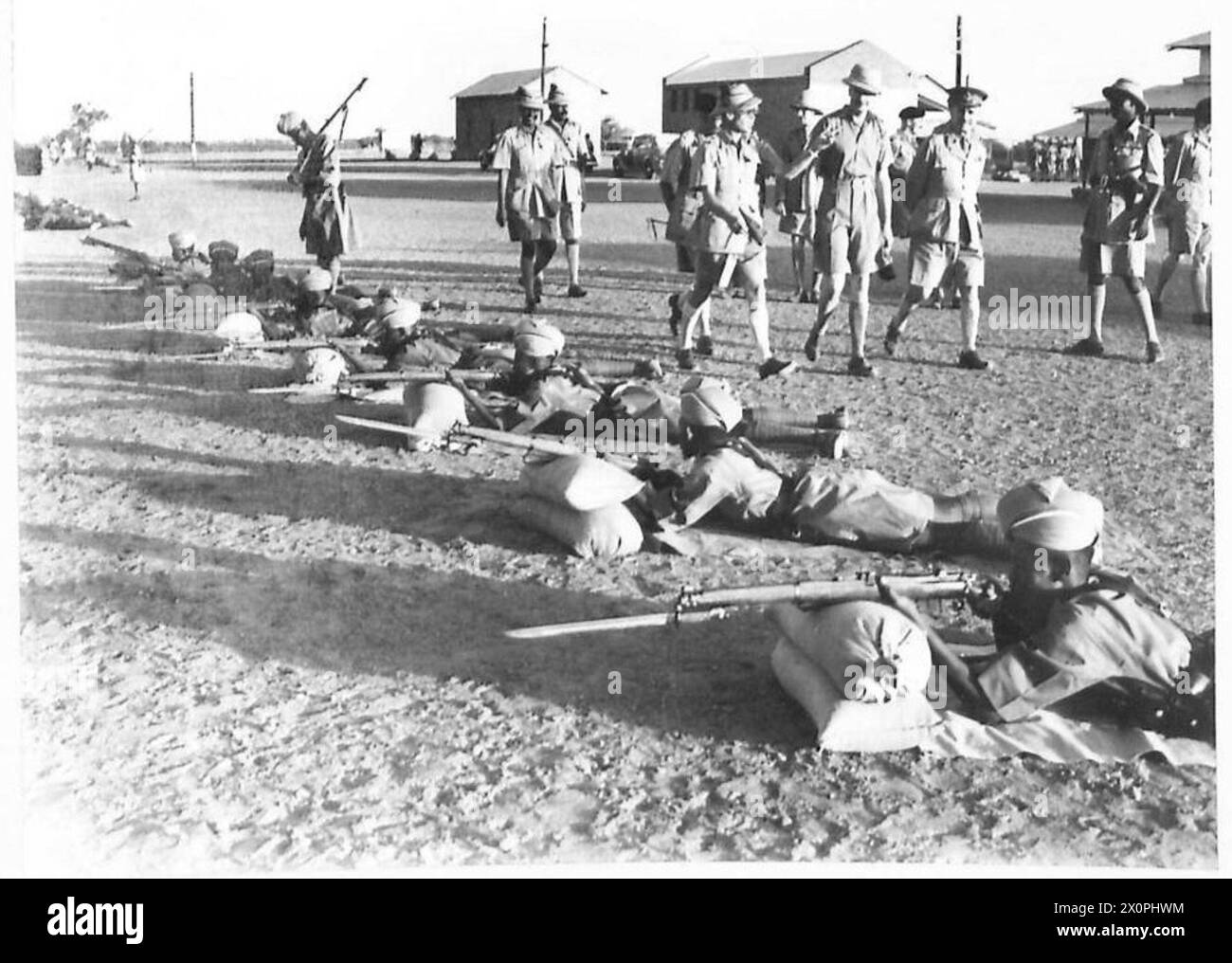 Mr. Eden and General Sir A. Wavell inspect Sudan Defence Force native ...
