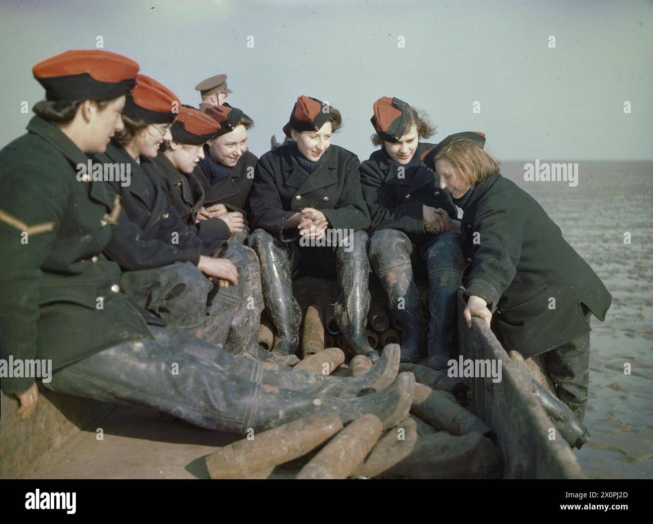 ATS personnel at the Royal Artillery Experimental Unit in Shoeburyness ...