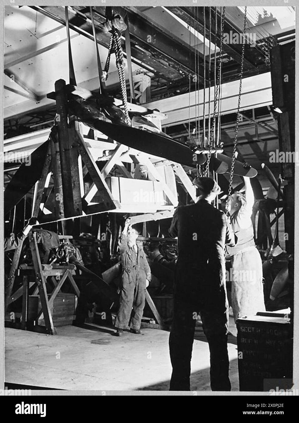 In 1943, an RAF Maintenance Unit handled propellers, withdrawing them ...