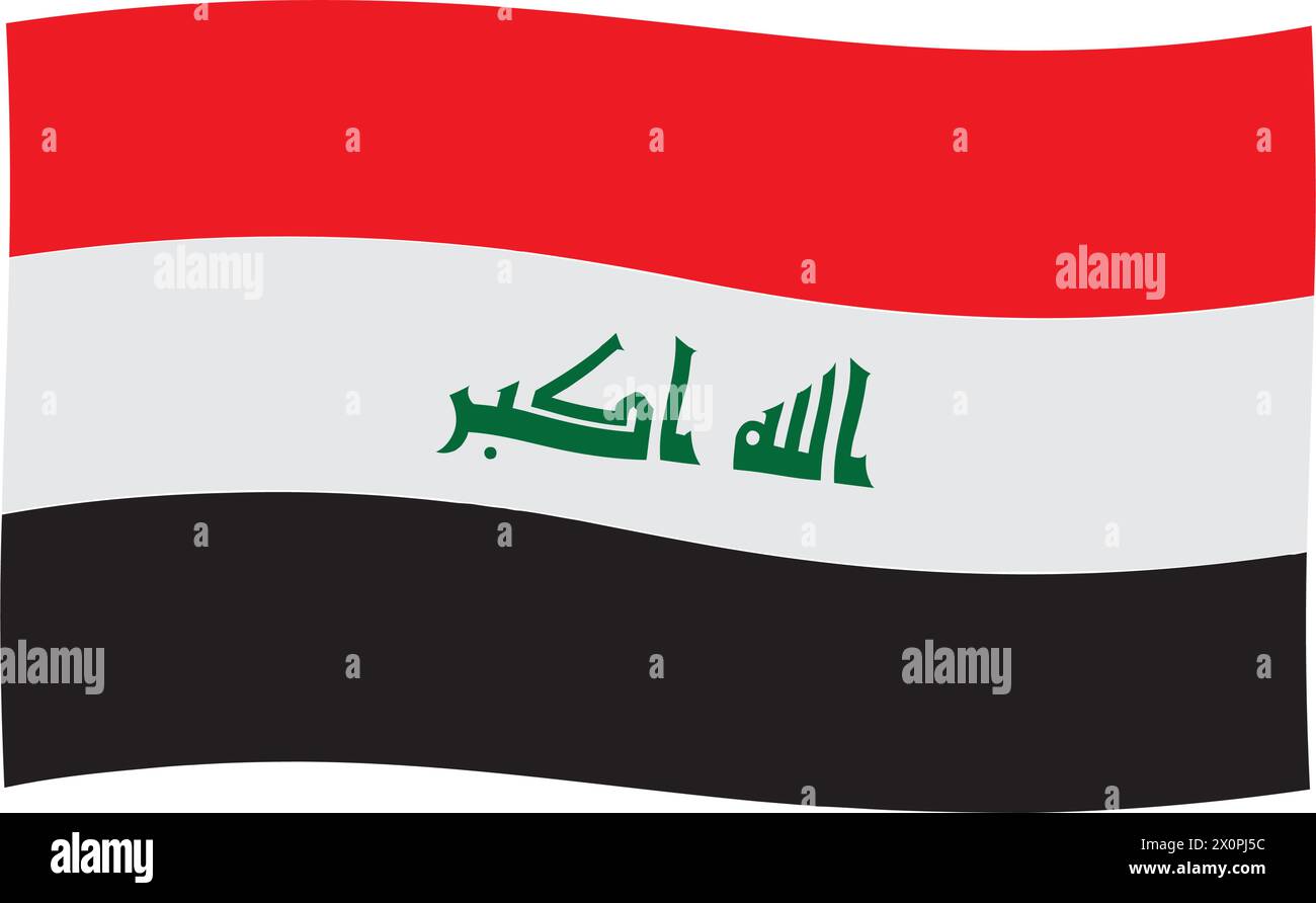 Iraq country flag icon vector illustration simple design Stock Vector ...