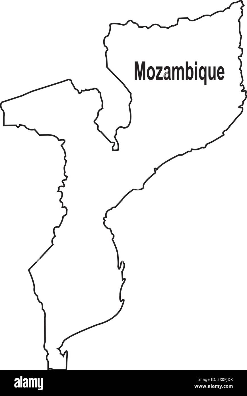 Mozambique map icon vector illustration design Stock Vector Image & Art ...