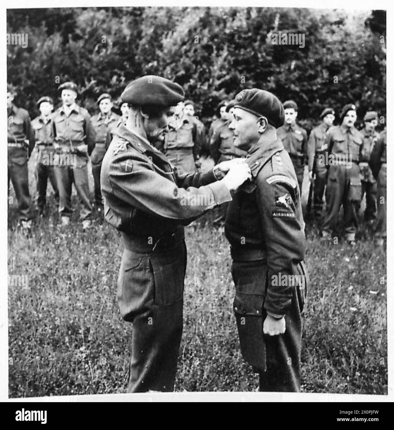 Colonel R.G. Parker of the Green Howards, 6th Airlanding Brigade ...