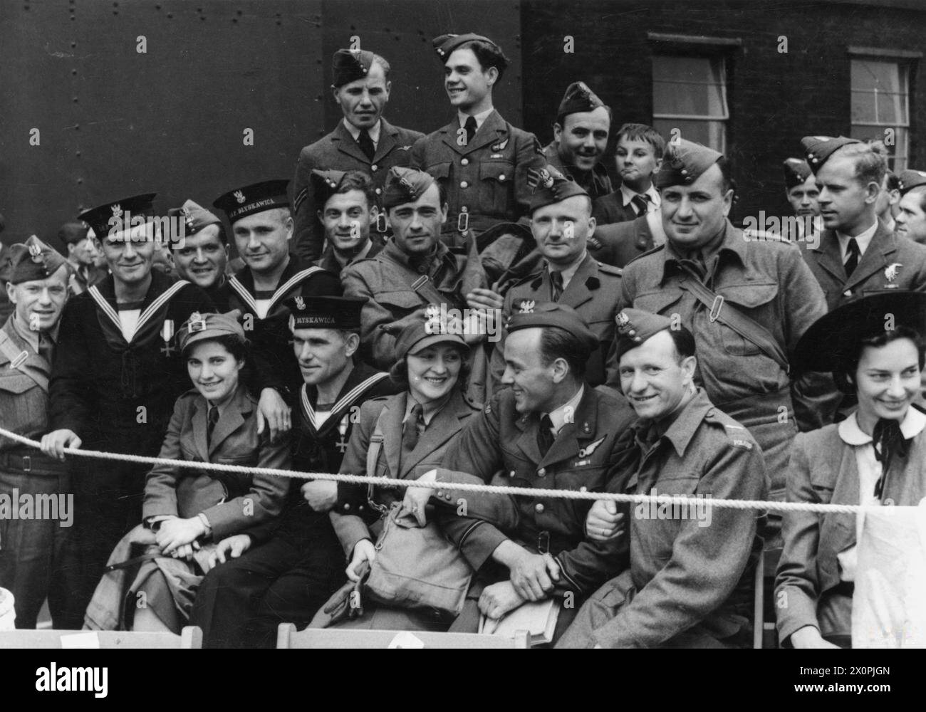 Polish army airmen sailors hi-res stock photography and images - Alamy