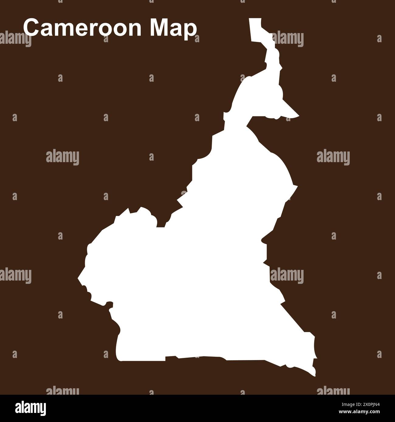 Cameroon map vector illustration symbol design Stock Vector Image & Art ...