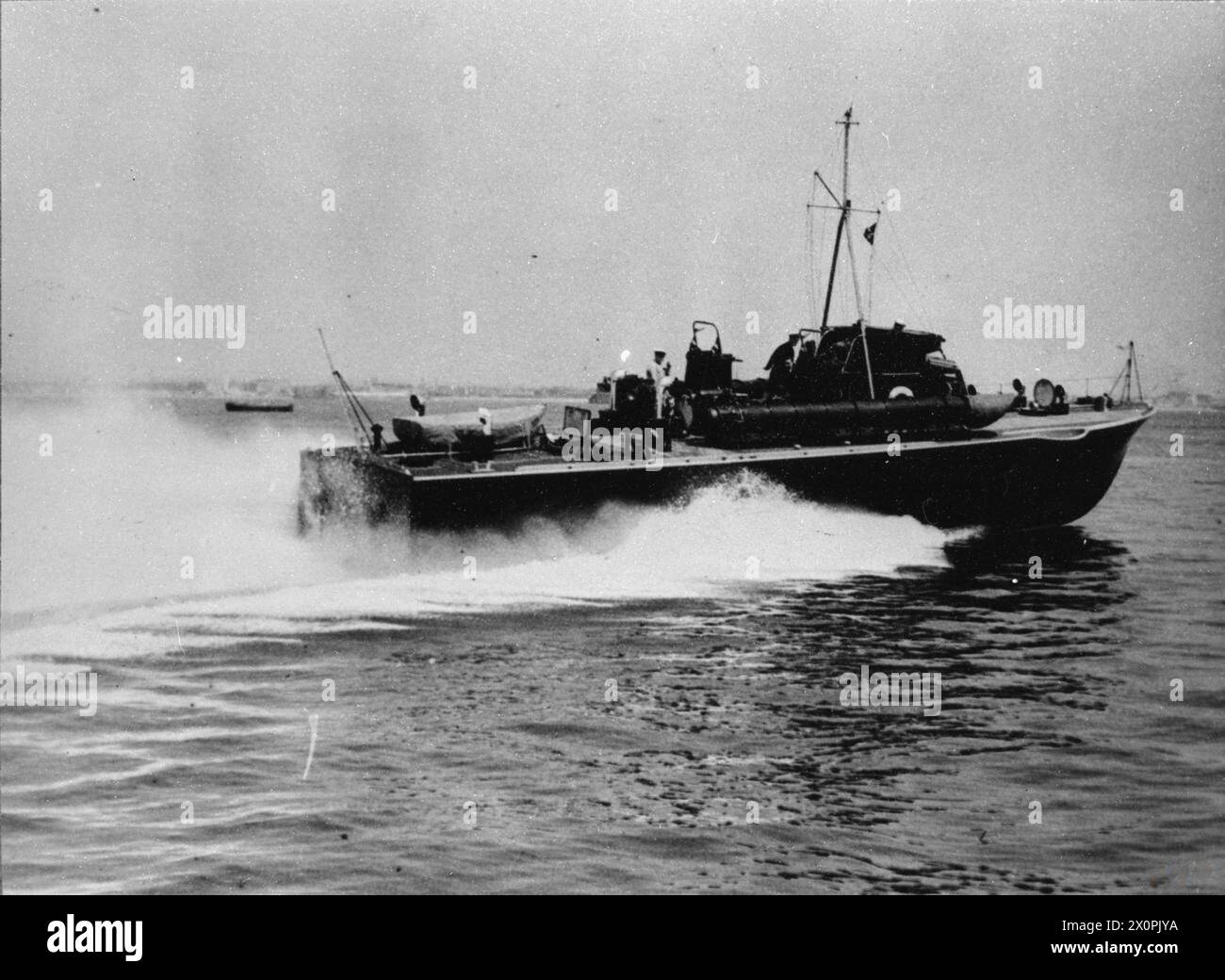 THE ROYAL NAVY DURING THE SECOND WORLD WAR - An MTB at speed Royal Navy ...