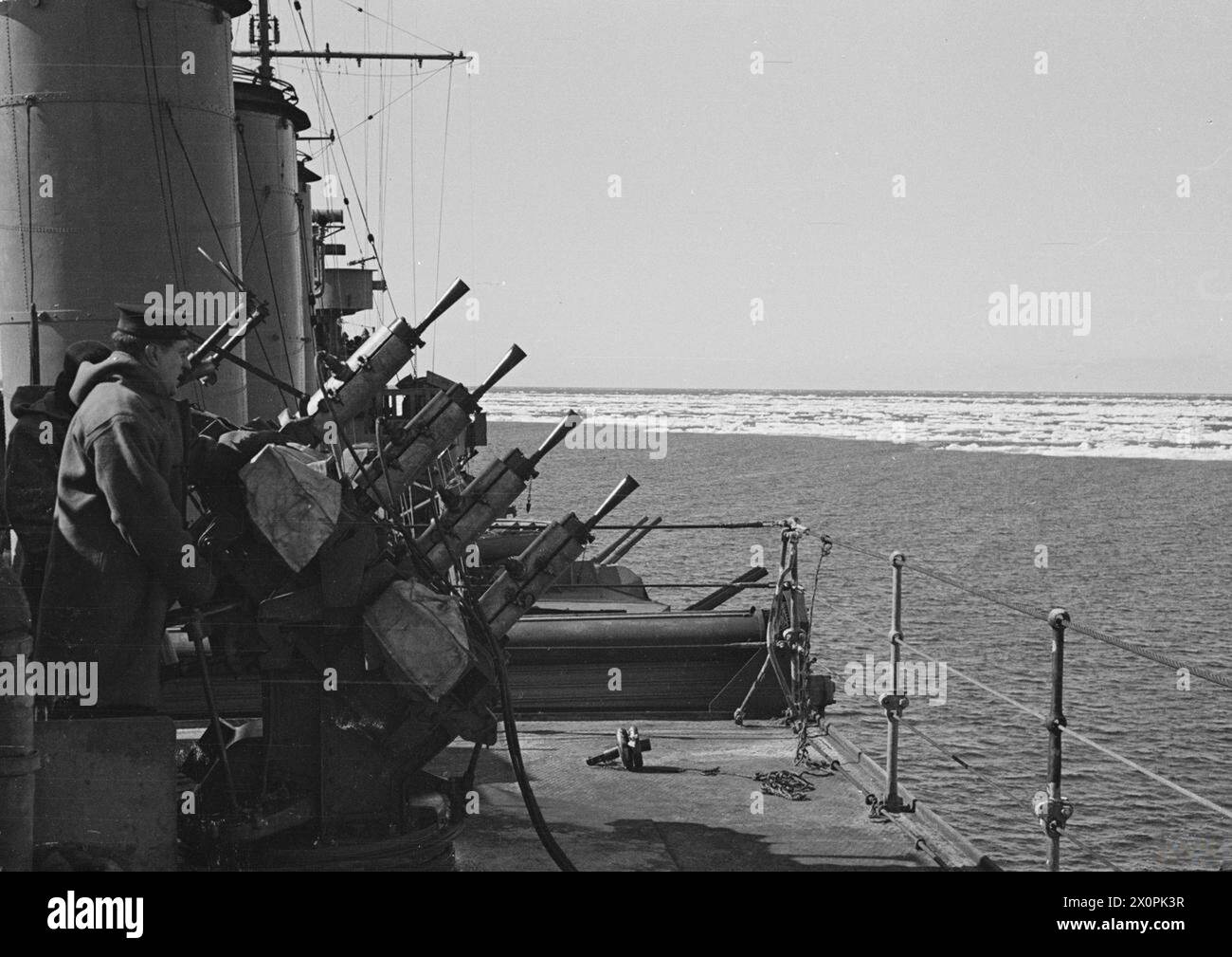 In 1941, HMS Suffolk patrolled the Denmark Straits, navigating among ...