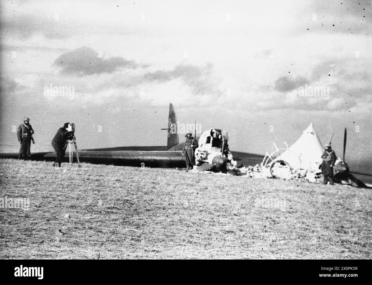 Spitfire wreckage hi-res stock photography and images - Alamy