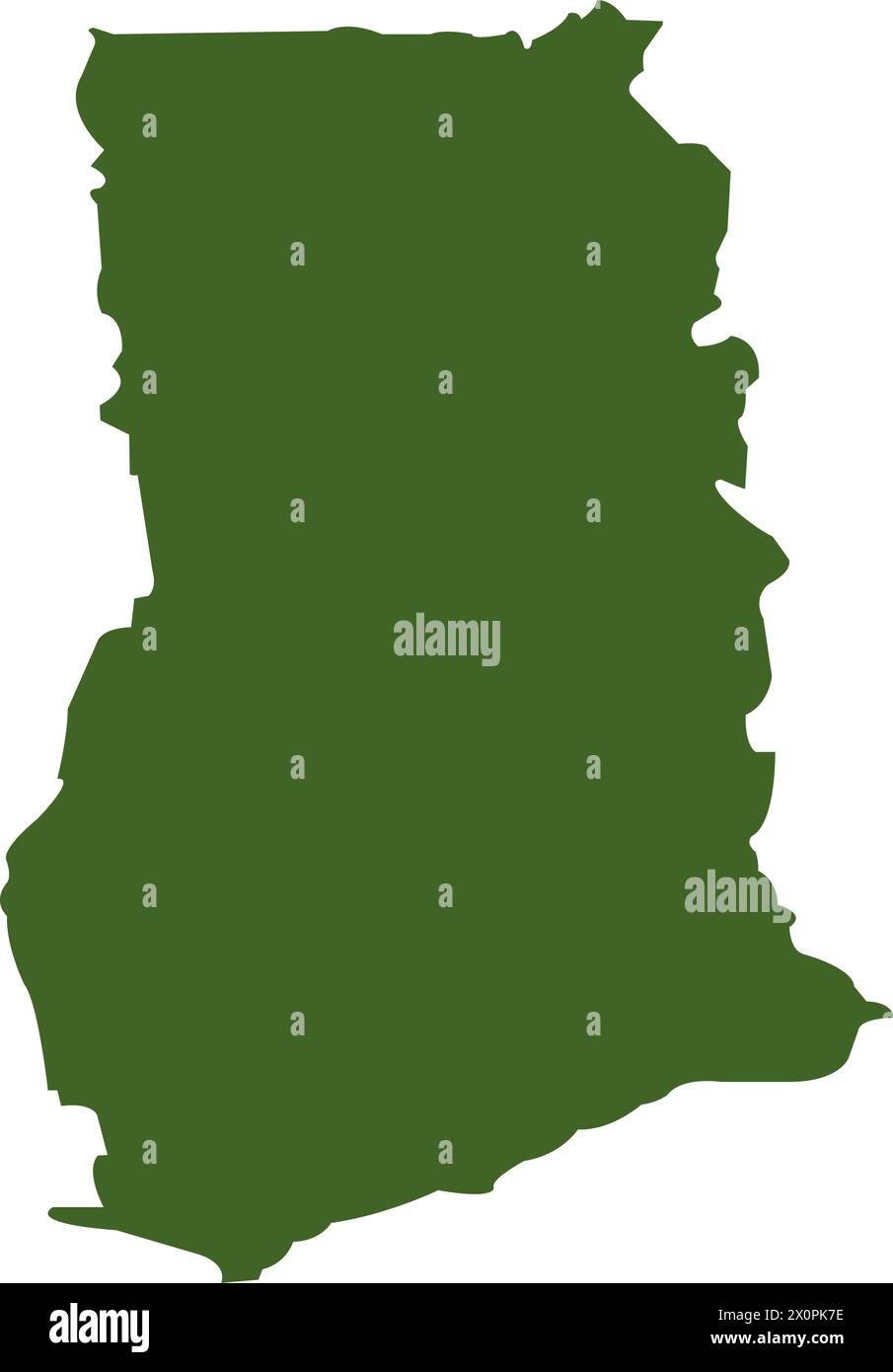 Ghana country map vector illustration design Stock Vector Image & Art ...