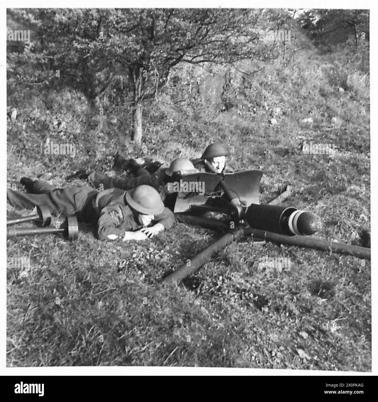 Mortar operation Black and White Stock Photos & Images - Alamy