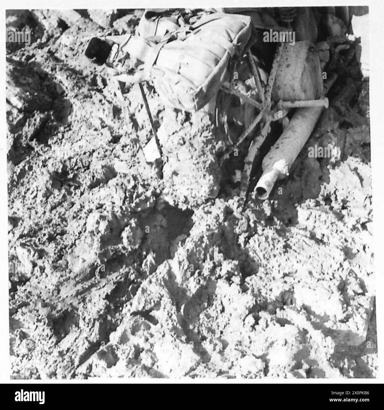 ITALY : EIGHTH ARMYA TRIBUTE TO D.R.s. - After a few yards the stones ...