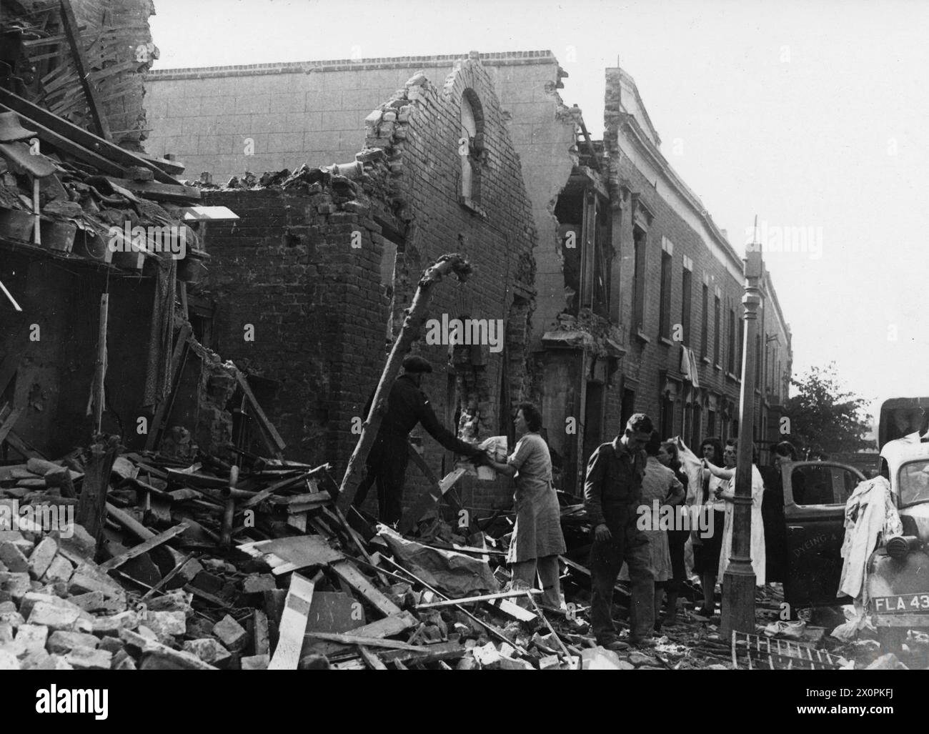 Salvage recycling in wartime hi-res stock photography and images - Alamy