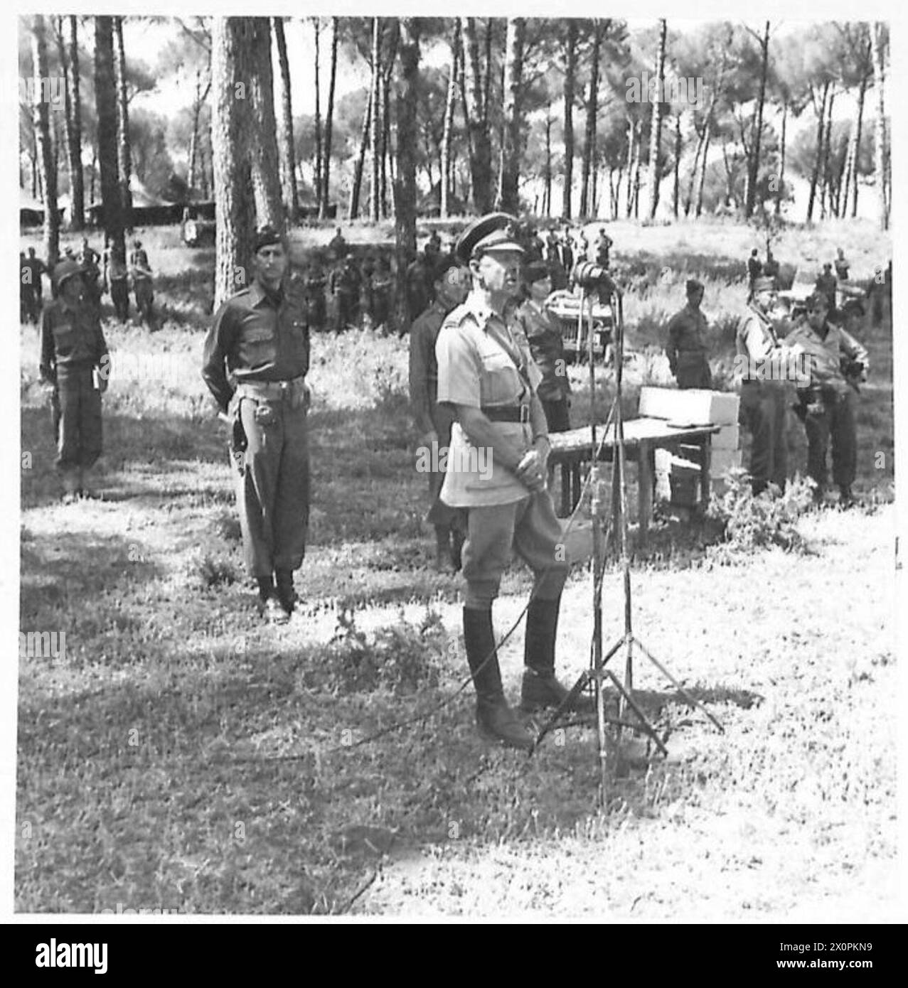 Generals Alexander and Clark present awards to officers and men on ...