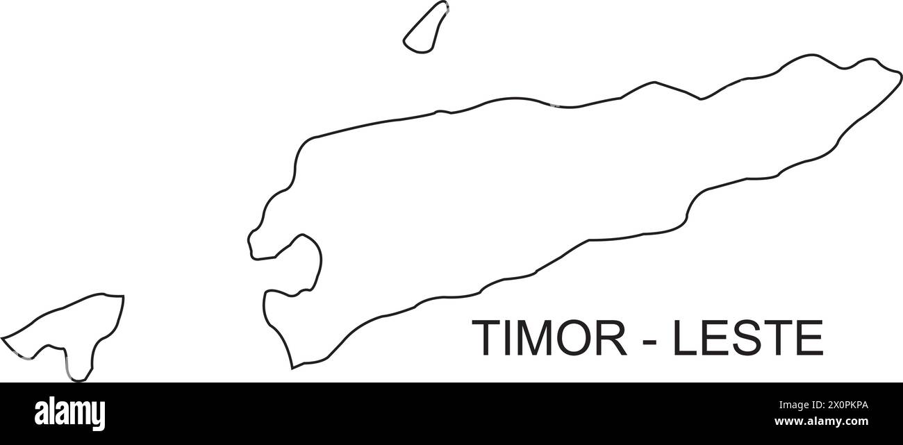 Timor island map hi-res stock photography and images - Alamy