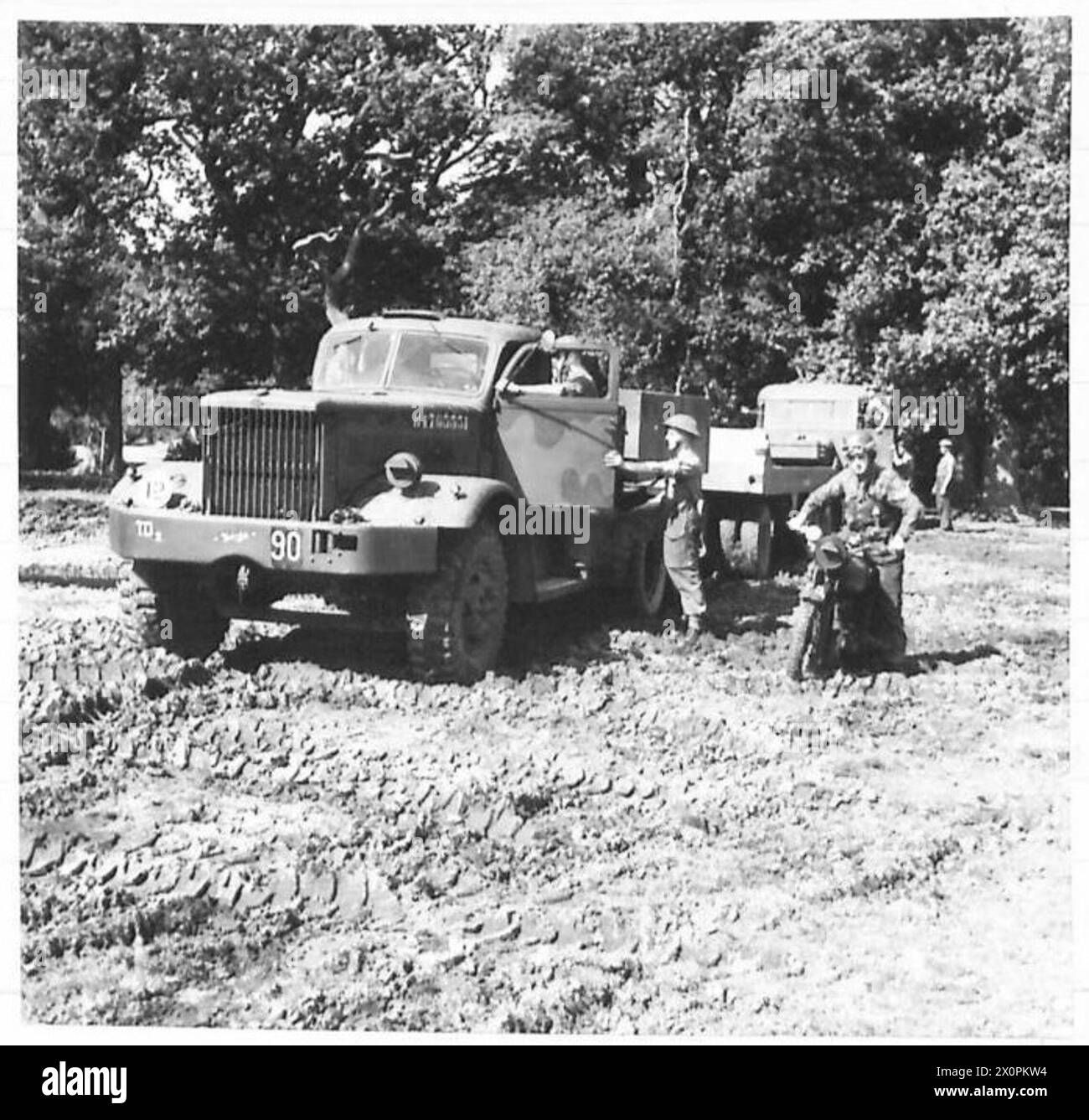 Crew transporter Black and White Stock Photos & Images - Alamy