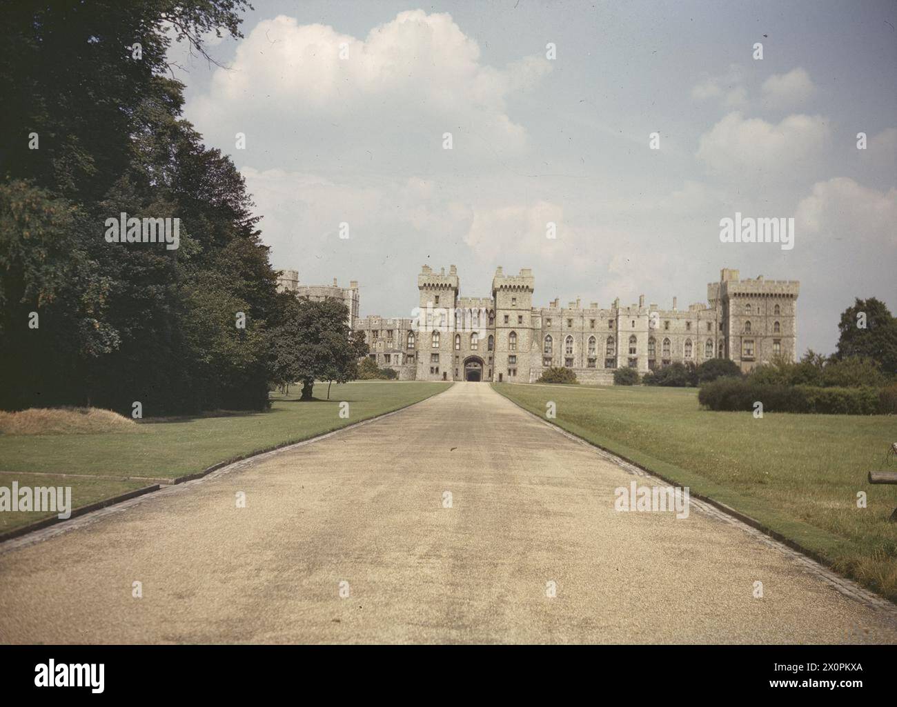 Windsor Castle in England, photographed by the 7th Photographic ...