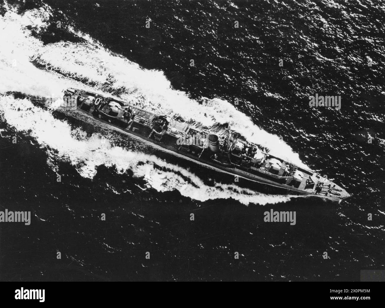 HMS ZEBRA, BRITISH Z CLASS DESTROYER. 1945. - , Royal Navy, HMS Zebra ...