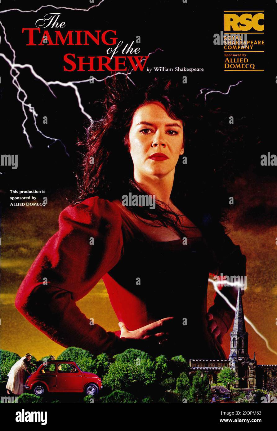 Theatre programme cover. "The Taming of the Shrew" by William ...