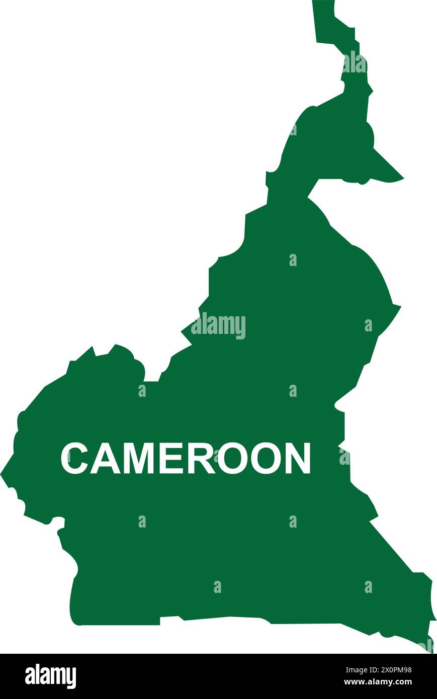 Cameroon map vector illustration symbol design Stock Vector Image & Art ...