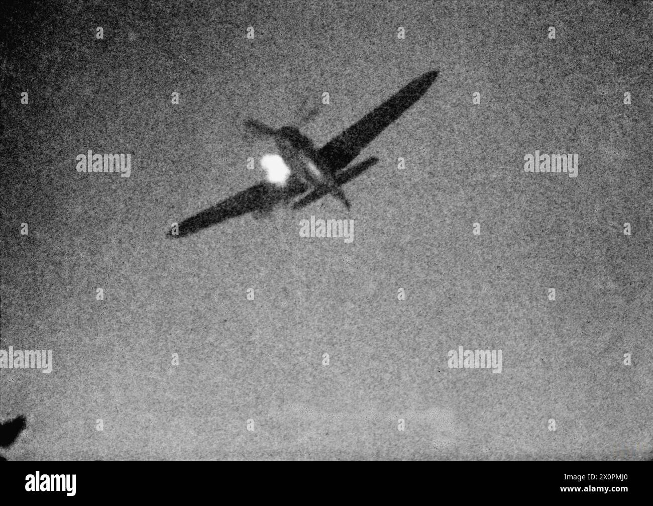 ROYAL AIR FORCE FIGHTER COMMAND, 1939-1945. - Still from camera gun ...