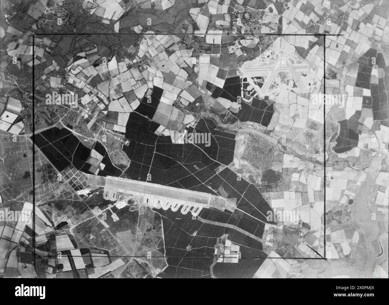 Photograph of the Royal Air Force Bomber Command Emergency Landing ...