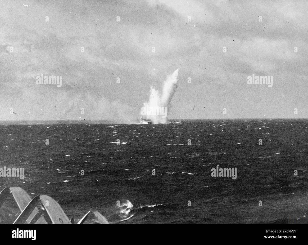 BRITISH TASK FORCE ATTACKS THE SAKISHIMAS. MAY 1945, ON BOARD THE ...