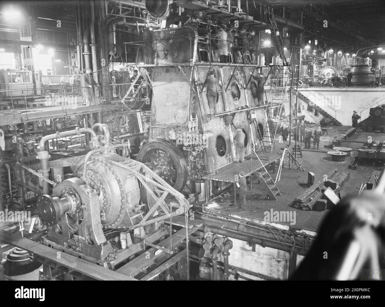 Crew of a british merchant navy vessel hi-res stock photography and ...