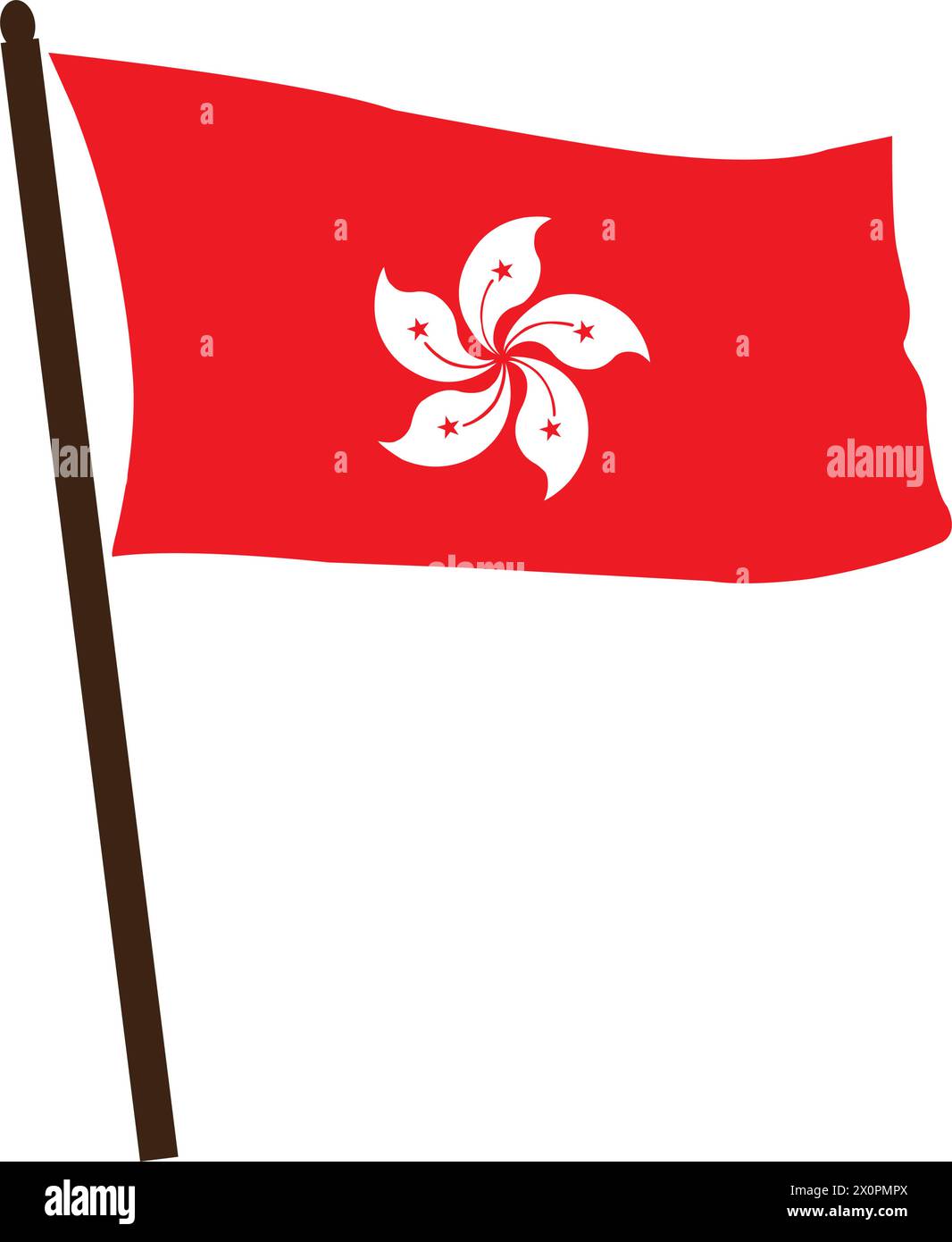 Hong kong special administrative region flag Stock Vector Images - Alamy