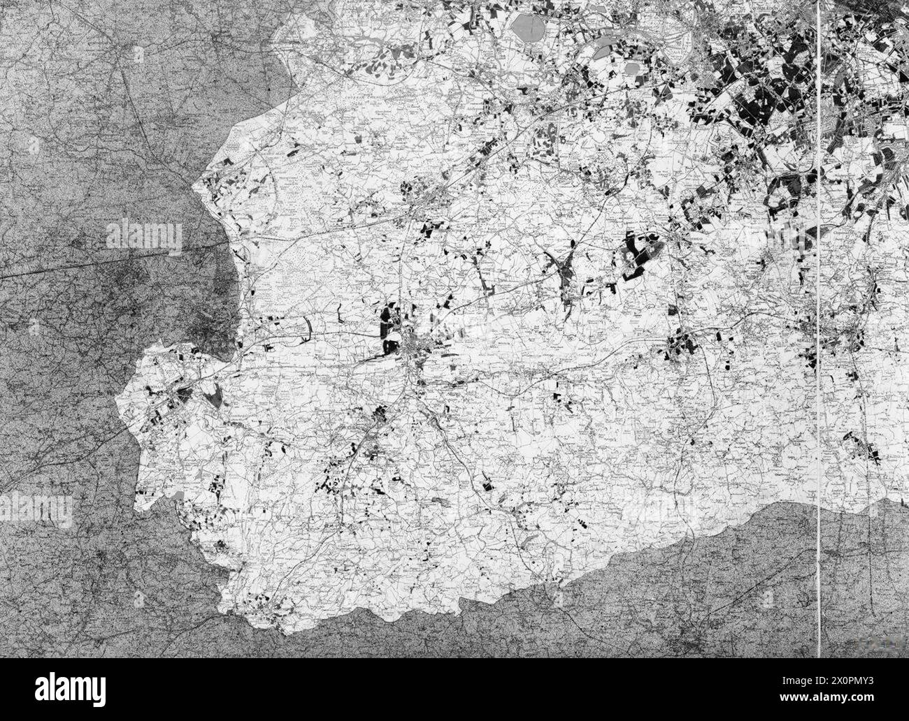 Map of britain 1939 hi-res stock photography and images - Alamy