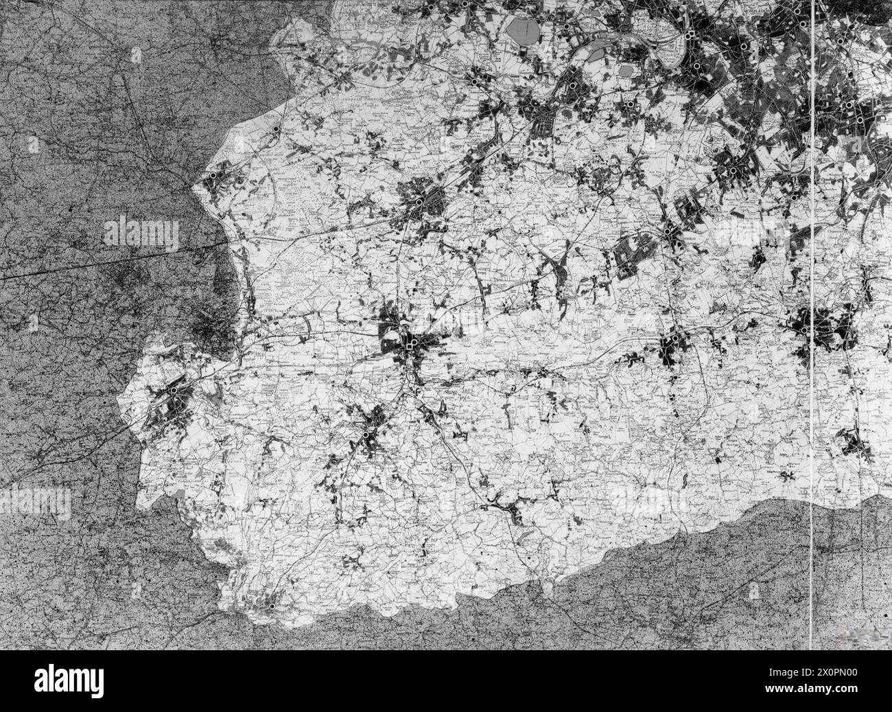 Map of britain 1939 hi-res stock photography and images - Alamy