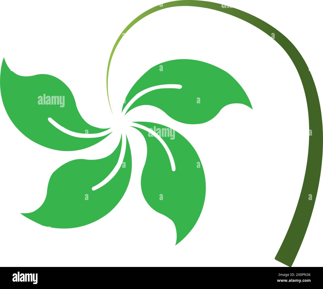 Health leaf logo vector art Stock Vector Images - Alamy