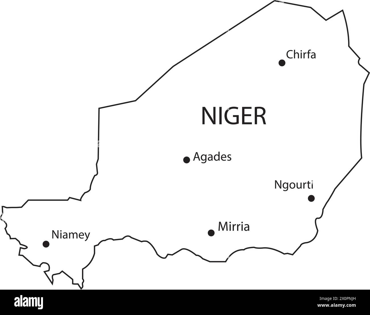 Niger map icon vector illustration design Stock Vector Image & Art - Alamy