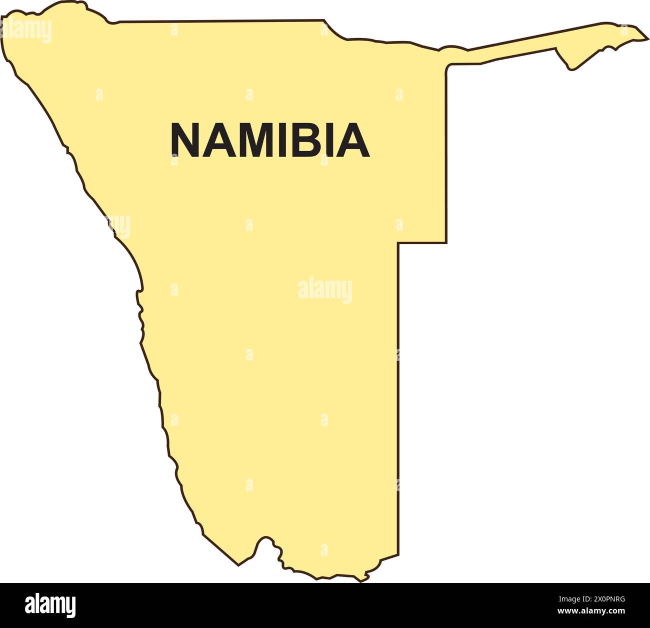 Map of namibia hi-res stock photography and images - Alamy