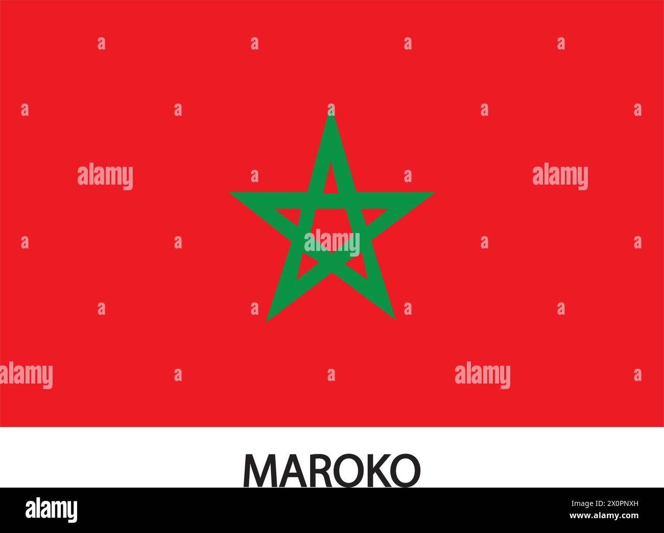 Morocco country flag vector illustration symbol design Stock Vector ...