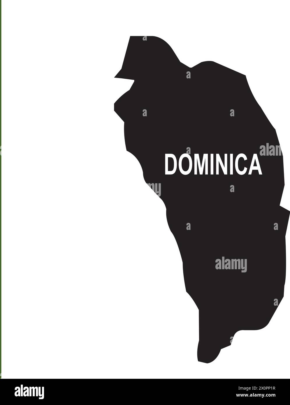 Map of Dominica vector illustration symbol design Stock Vector Image ...