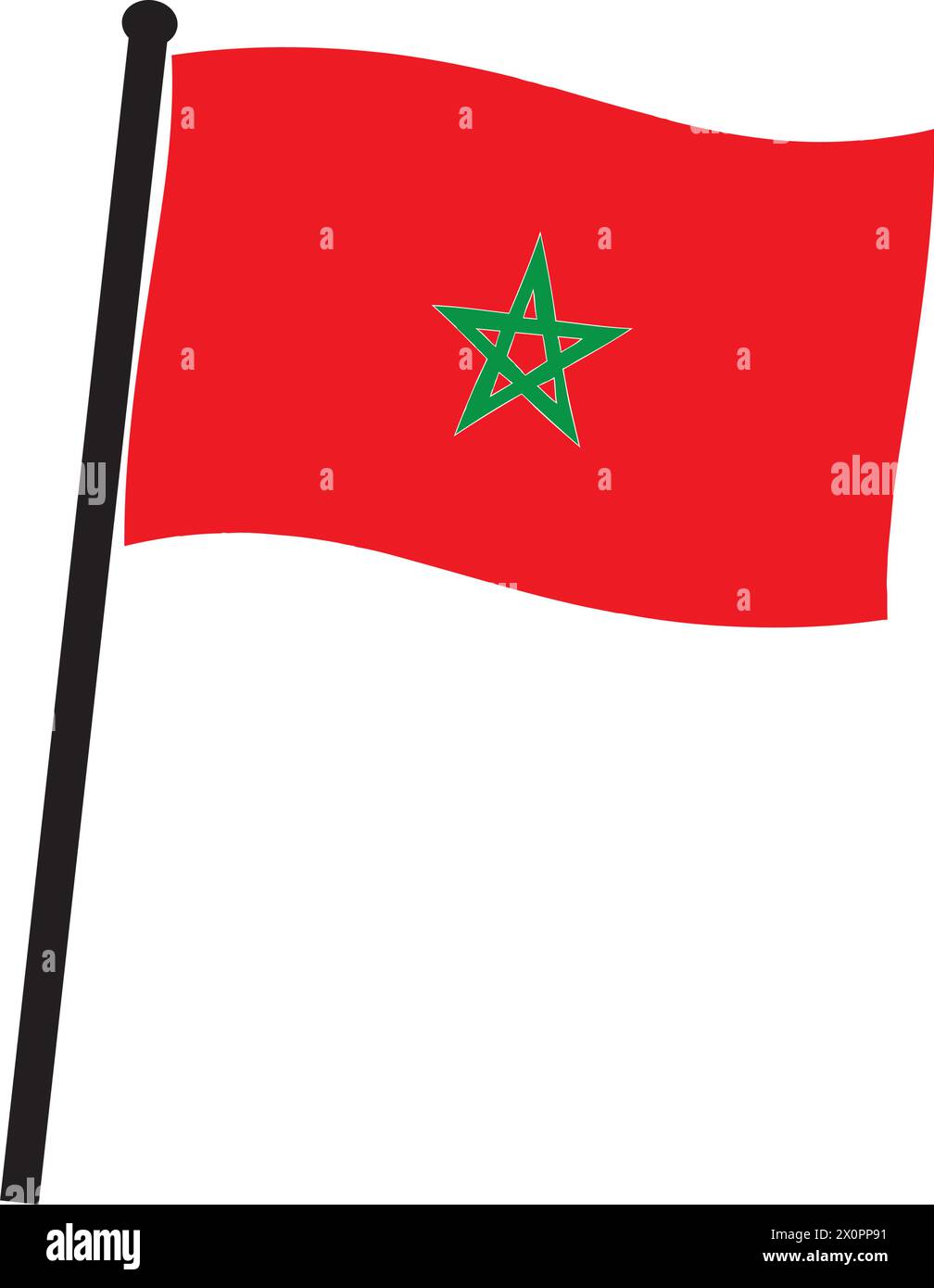Morocco country flag vector illustration symbol design Stock Vector ...