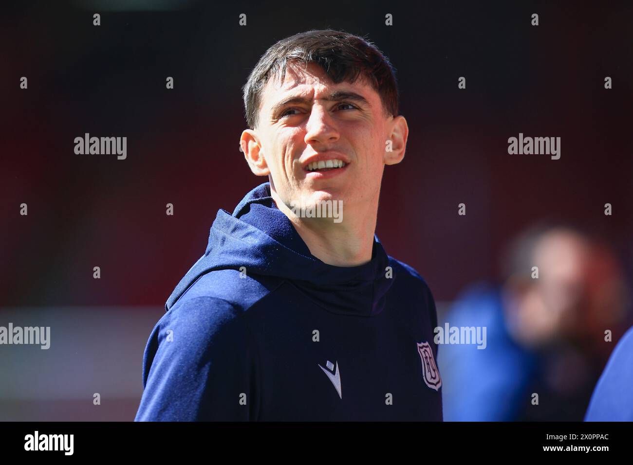 Pittodrie Stadium, Aberdeen, UK. 13th Apr, 2024. Scottish Premiership Football, Aberdeen versus ...