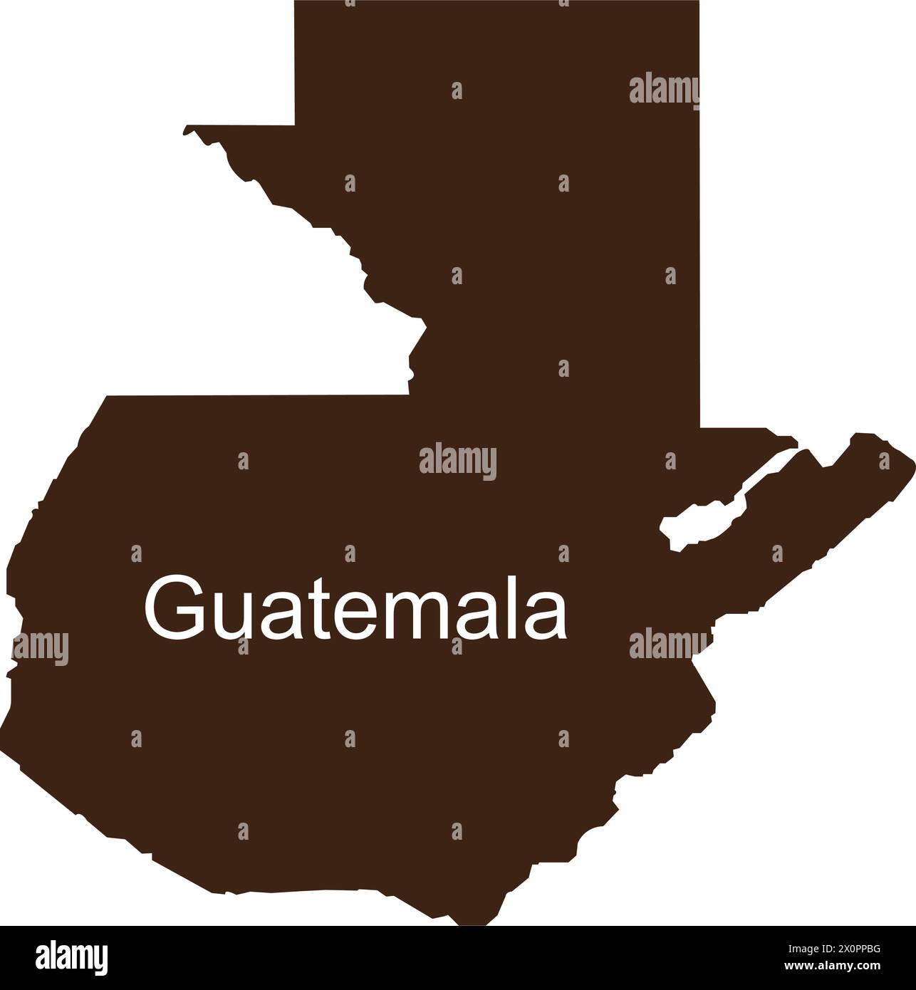 Map of guatemala vector illustration symbol design Stock Vector Image ...