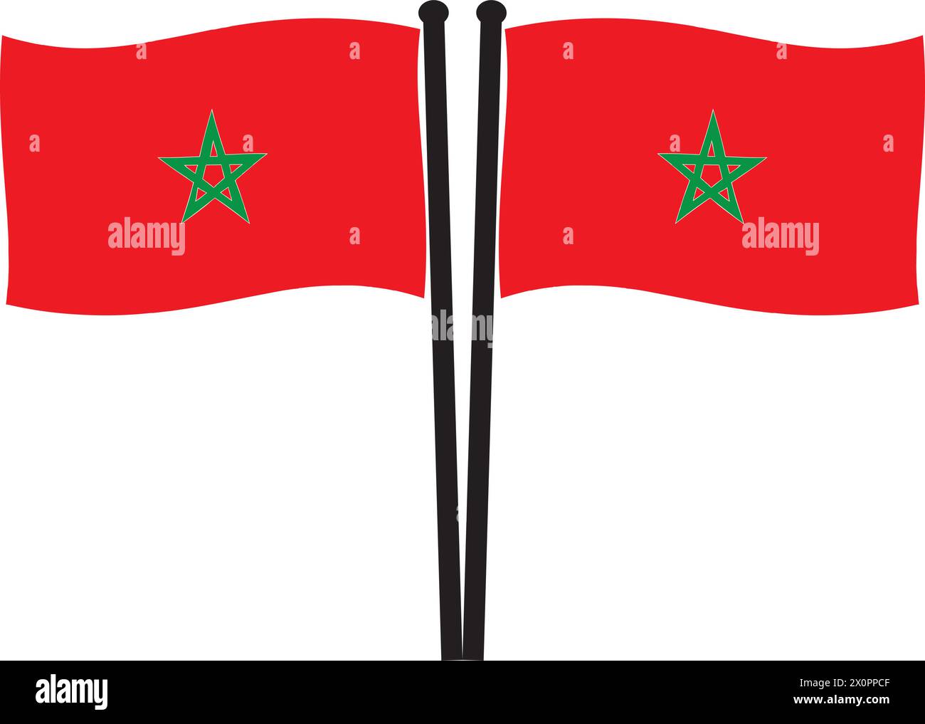 Morocco country flag vector illustration symbol design Stock Vector ...
